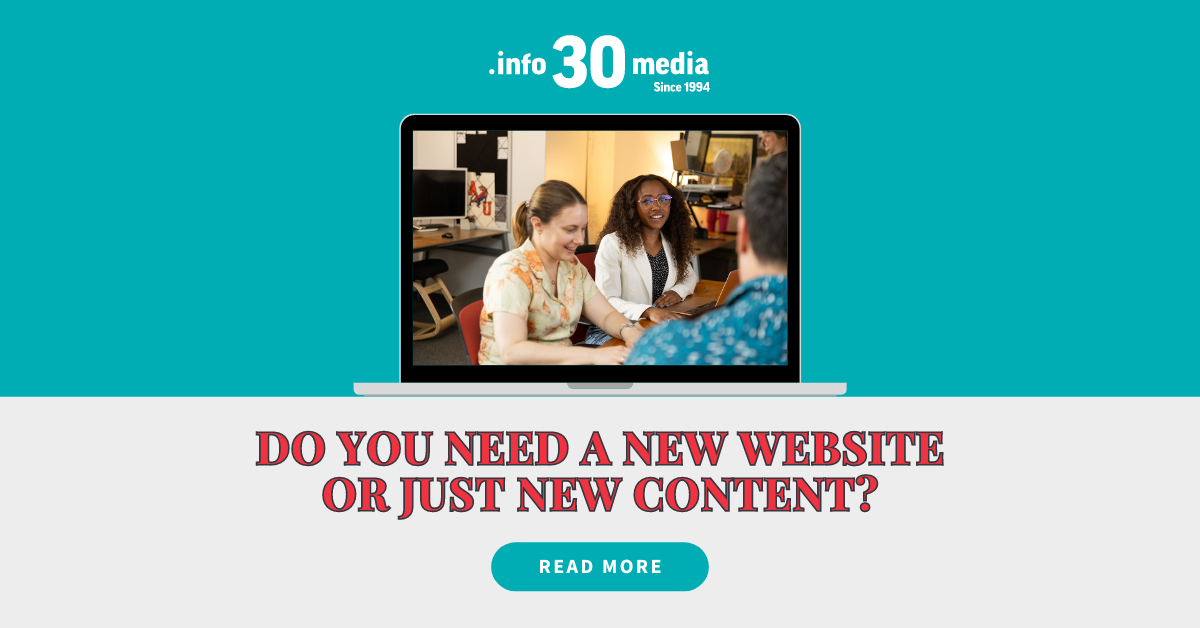 Website vs. Content Refresh: How to Decide for Your Business